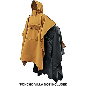 HAZARD 4 Fleece Liner: For Poncho Villa(TM) Technical Soft-Shell Poncho (US, Alpha, One Size, Regular, Regular, Black)