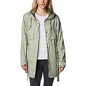 Columbia Women's Pardon My Trench Rain Jacket, Safari, Medium