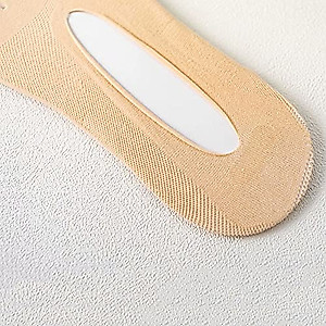 GDJGTA 156 Pairs Five Toes Socks for Women,Athletic Orthopedic Compression Socks Toe Separated Low Cut Liner with Gel Tab, A Beige, One Size