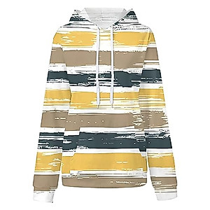 Wdgfv Yellow Sweatshirt Embroidery Kit Plus Size Sweatshirt Dress Pullover Kimonos Casual Zip Up Hoodies Y2K Fall Clothes Vintage Sweaters Halloween Sweatshirt Christmas Shirts X-Large