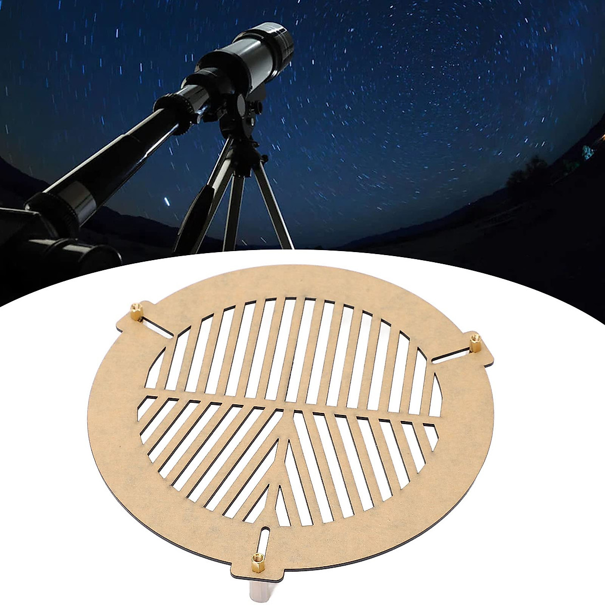 Bahtinov Mask Focusing Mask for Telescopes,Acrylic Focus Mask for a Tube Outer Diameter (OD) from 120mm-160mm,Telescope Accessories