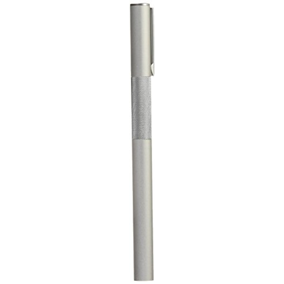 MUJI Aluminum Body Fountain Pen - Fine Nib - with 2 Refill Ink Cartridge