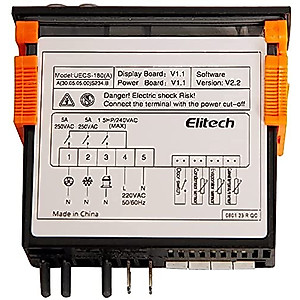 Elitech ECS-180A Temperature Controller Origin Digital 110V Centigrade Thermostat