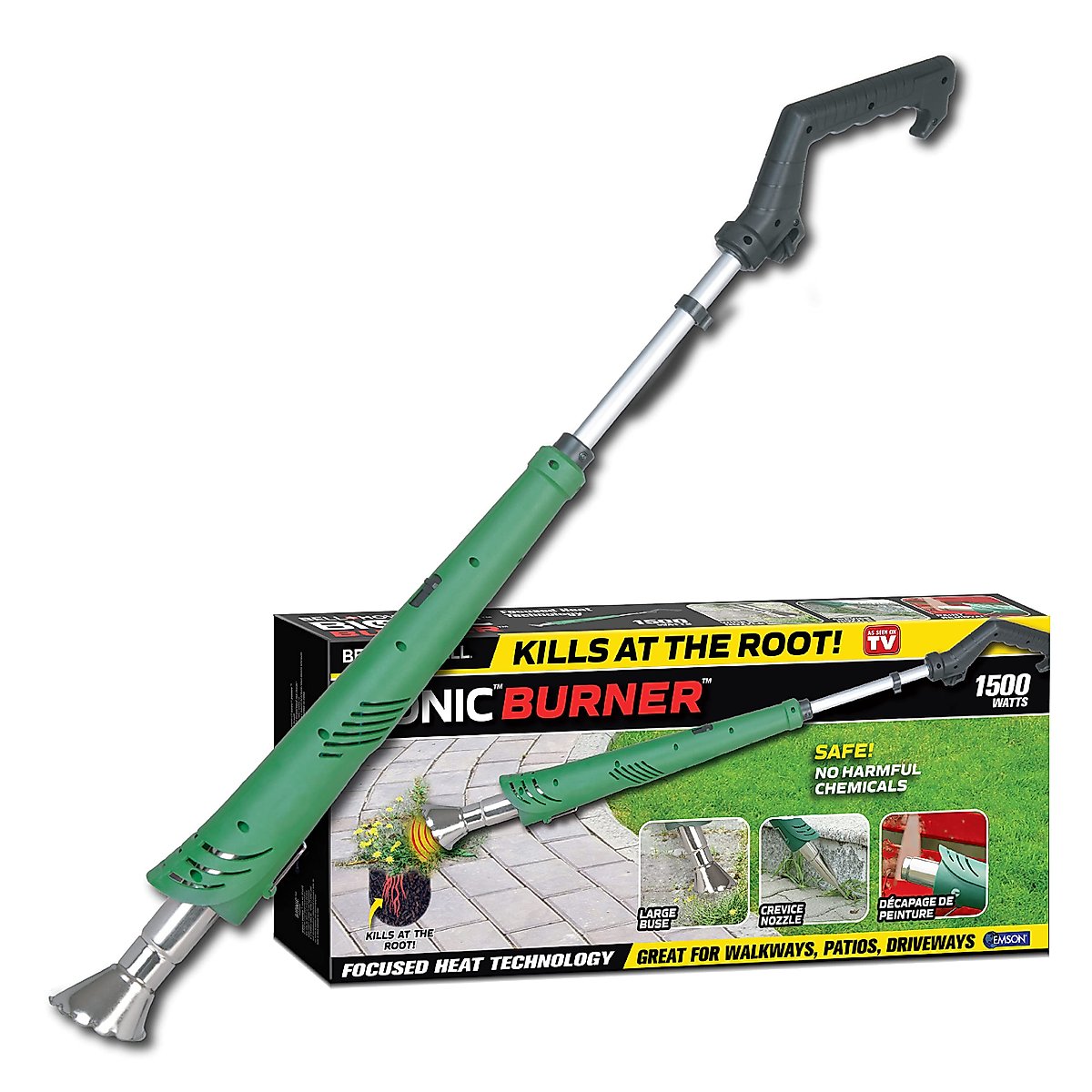 Bionic Burner Weed Torch, Weed Burner Torch, All in 1 NON Propane Torch Weed Burner, Ice Melter Firepit Lighter Weed with Wide & Crevice Nozzle AS SEEN ON TV