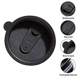 CEDAR HOME Coffee Ceramic Mug Porcelain Latte Tea Cup With Lid 17oz. Enjoy Life