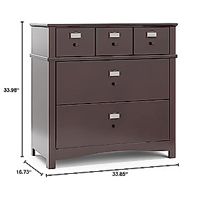 Graco Clara Customizable 3 Drawer Dresser – GREENGUARD Gold Certified, Dresser For Nursery, 3 Drawer Dresser, Kids Dresser, Nursery Dresser Drawer Organizer, Chest of Drawers