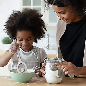 DOUGHTY - Dough Kneading & Mixing Tool - Stainless Steel Hand Mixer - Ideal for Thick Sticky Doughs - Great Bread Kneading Tool & Danish Dough Whisk Alternative - Gift Box Included