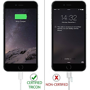 sharllen iPhone Charger Cable (3 Pack 3FT) Fast USB iPhone Charging Cable Long Cord Compatible iPhone 14/13/12/11/XS/Max/XR/X/8/8 Plus/7/7 Plus/6/6 Plus/6S/6S Plus More (White)