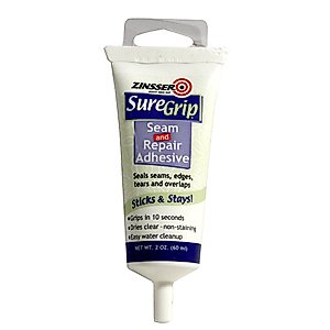 Rust-Oleum Zinsser, 2-Ounce 2861 SureGrip Seam & Repair Adhesive Tube, Color, 2 Ounce