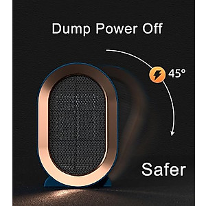 electric space heaters for indoor use: plug in portable small room personal heater with fan for bedroom bathroom | 1200 watt mini heater for office under desk table quiet handy 300 sq ft air heat