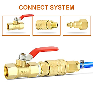 GASHER 12PCS 1/4-Inch Male Industrial Coupler,1/4 Inch NPT Male Threads Size, Quick Connect Air Coupler