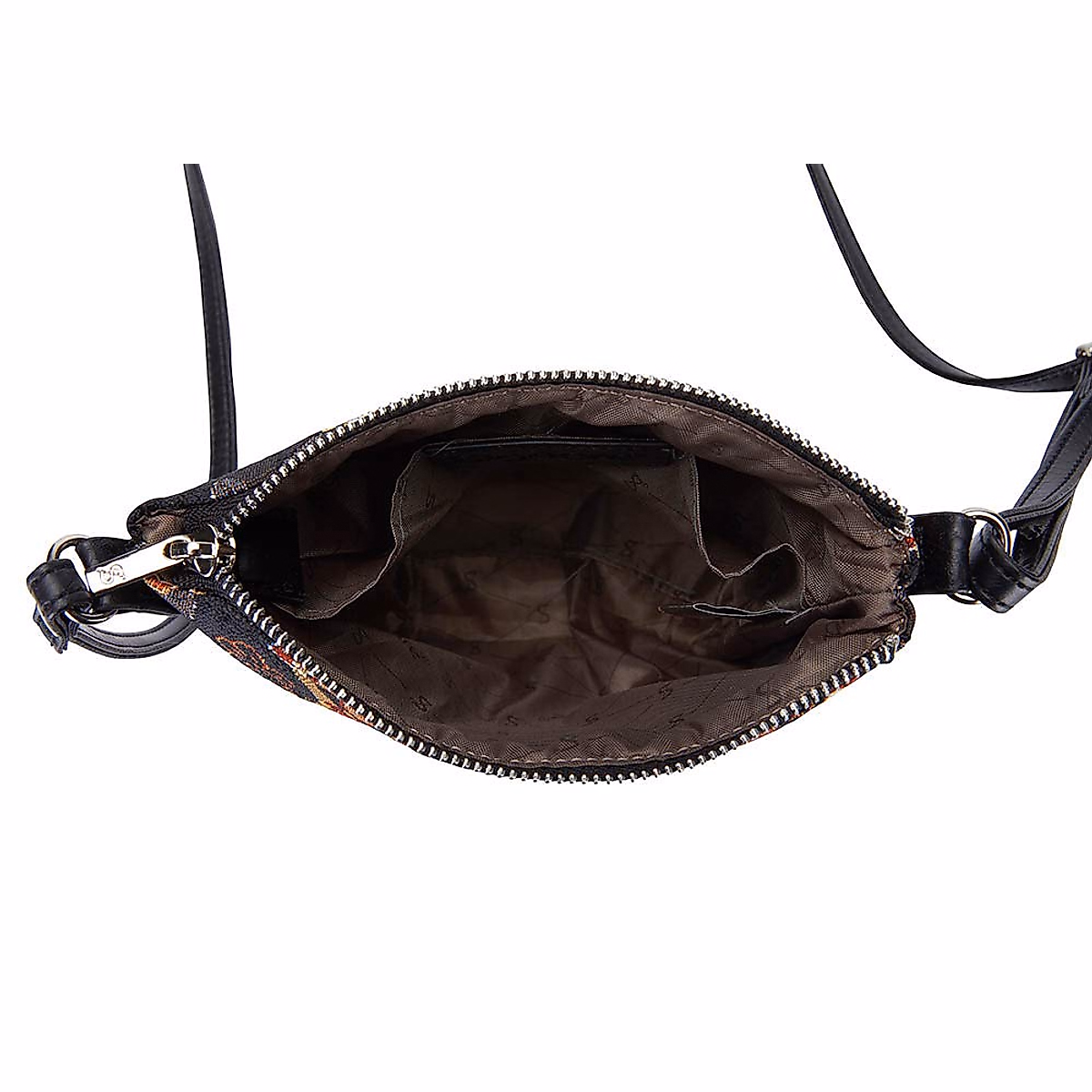 Signare Tapestry Small Crossbody Bag Sling Bag for Women with Ume Sakura Design Japanese Style