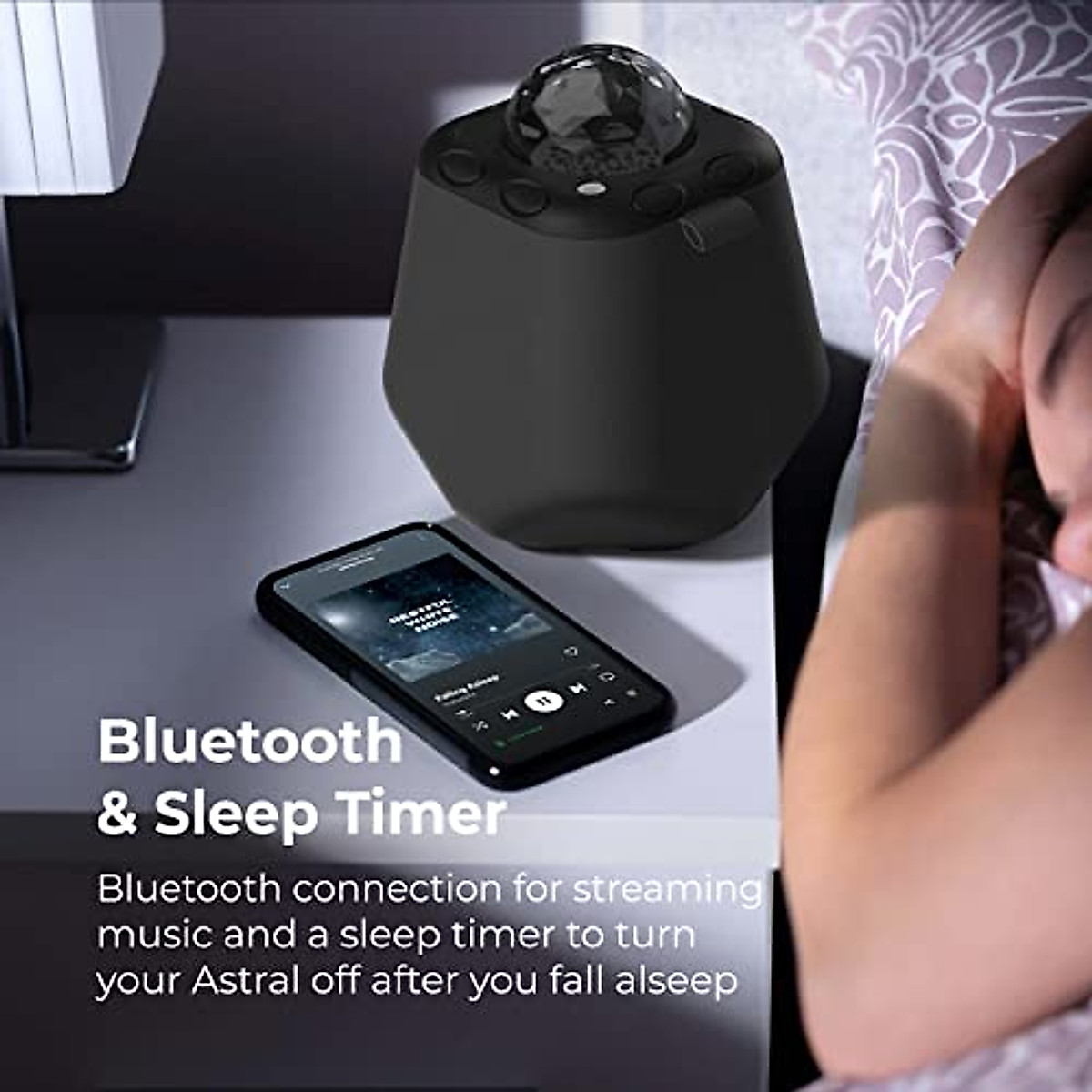 i-box Astral, Galaxy Projector, Bluetooth Speaker, Night Light, LED Lights, RGB Light Display, Tilt Wide Angle, Bedroom Accessories, Room Decor, Remote Control, Christmas Gift for Kids Adults