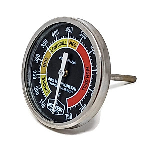 Midwest Hearth Professional BBQ Grill Thermometer (150℉ - 750℉)