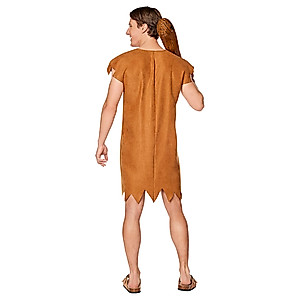 Spirit Halloween The Flintstones Adult Barney Rubble Costume | Officially licensed | Pullover style | Caveman costume - (XXL)
