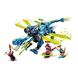 LEGO NINJAGO Jay’s Cyber Dragon 71711 Ninja Action Toy Building Kit (518 Pieces)