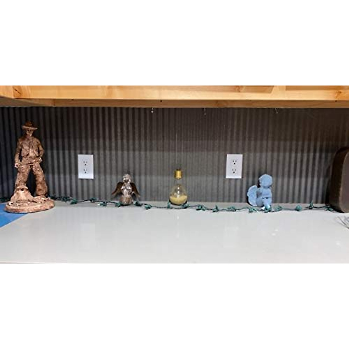 Colorado Steel Corrugated Metal Ceiling Tiles (10, Antique)