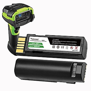 WUHAO for Zebra DS3678 Replacement Battery Upgraded 3600mAh for 3600 LI3678 LS3678 BTRY-36IAB0E-00/82-166537-01 Battery
