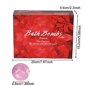 Bath Bombs for Women, 12 Bath Bomb Set Spa Gifts for Women Who Have Everything, Bathbombs Relaxation Self Care Gifts for Her, Birthday Gifts for Mom and Girlfriend