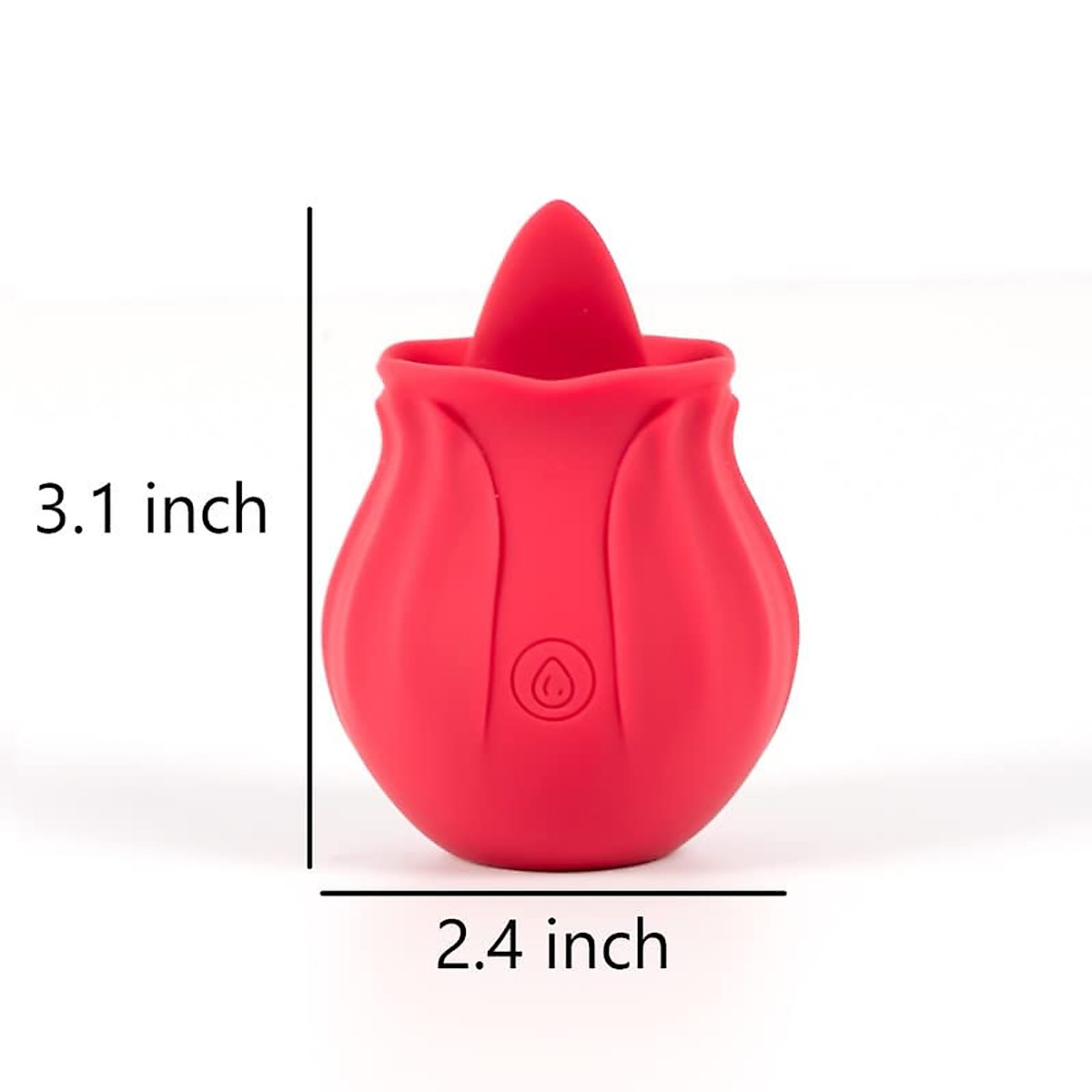 The Rose Toy for Women - Rose Vibrator, Rose Lick Sucking Toy, Toy for Women, Rose Vibrant Licker Red285