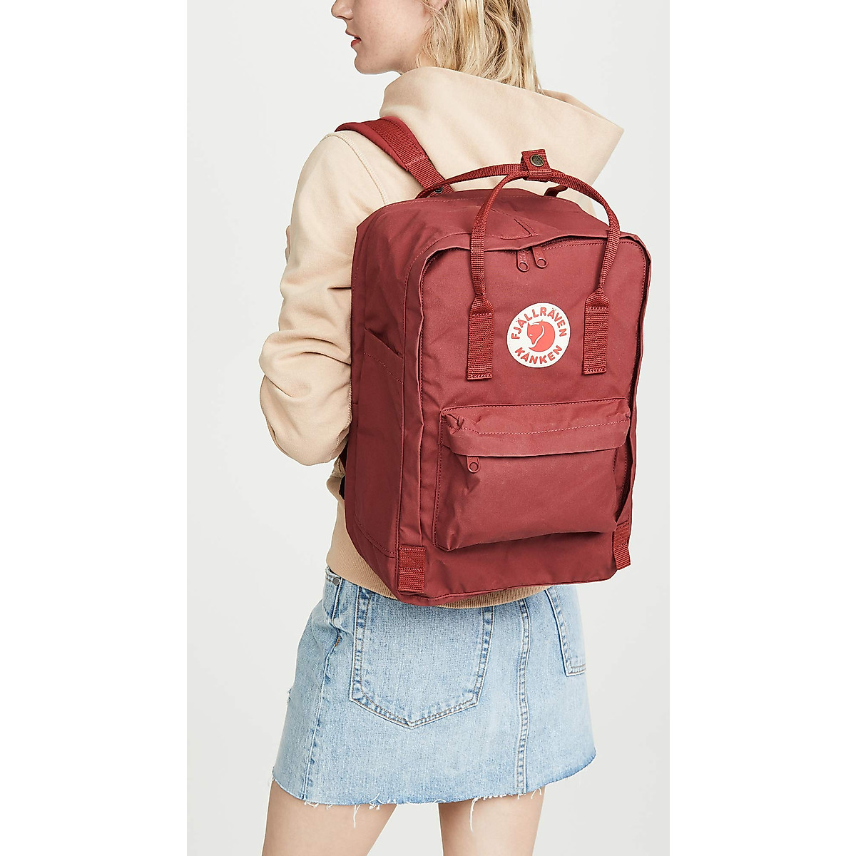 Fjallraven Women's Kanken 15" Laptop Backpack, Ox Red, One Size