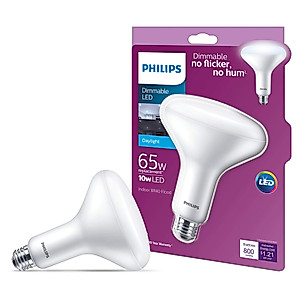 Philips 65W Equivalent Daylight 5000K BR40 Dimmable LED Flood Light Bulb