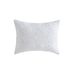 Tommy Bahama- King Duvet Cover Set, Reversible Cotton Bedding Set, Includes Matching Sham(s) with Bonus Throw Pillow Covers (Kayo Grey, King)