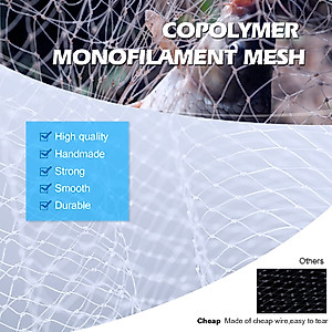 Goture American Fishing Cast Net,Casting Net Freshwater Saltwater for Bait Fish Shrimp Trap 3ft/4ft/6ft/7ft/8ft/10ft/12ft Radius 1/4 3/8inch Mesh Size,Throw Fishing Castnet with Needle Shuttle