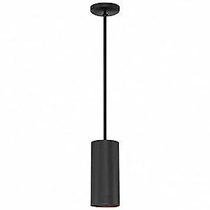 Access Lighting - HI Access 29001LEDDLP-MBL Transitional LED Pendant from Pilson Collection Finish, Matte Black