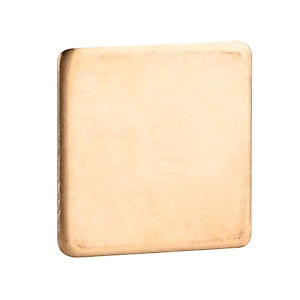 Easycargo 40pcs 6 Sizes 20mm Copper Pad Shim Thermal Assortment Kit, Pure Copper Heatsink C1100, Low Profile Thermal Plate Cooler for Cooling CPU GPU VGA RAM VRM VRAM PS5 SSD NVMe M.2 2280 2242 2230