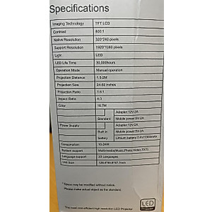 Mini Portable LED Projector (no wifi)