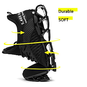 Vooncosir Women's Running Shoes Comfortable Fashion Non Slip Blade Sneakers Work Tennis Walking Sport Athletic Shoes Black