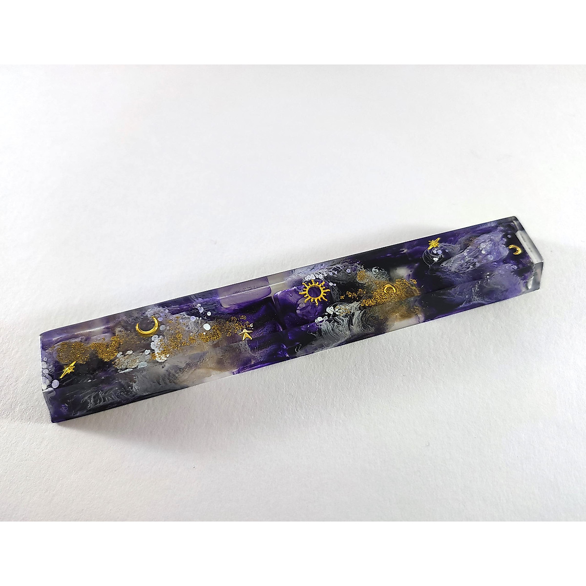 Custom Artisan Purple Galaxy Spacebar Keycap 6.25U (OEM) for RGB Cherry MX Gaming Mechanical Keyboards