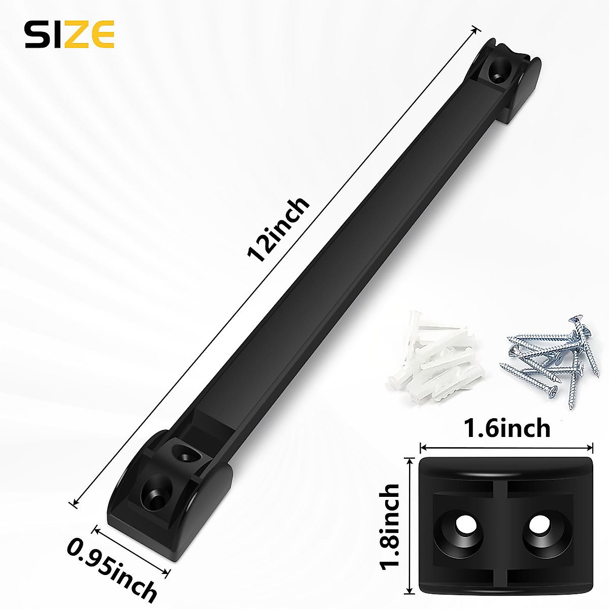 DGSL Magnetic Tool Holder Strip 4 Pack, Heavy Duty Tool Organizer Magnetic Strip, Tool Magnet Bar For Garage Tool Organization 12 In