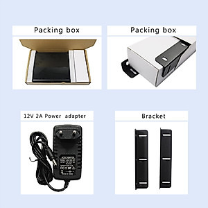 FanyiTek 12.1inch 800x600 700nit TFT Industrial Touchscreen Monitor,with HD-MI VGA DVI port,Dual Speaker