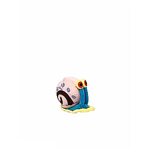 Dom-Dom Spongebob Squarepants Plush Figure Toys Comes with Keychain - Gray, Spongebob, Patrick, Squidward, Mr.Krab and Plankton (Gary)