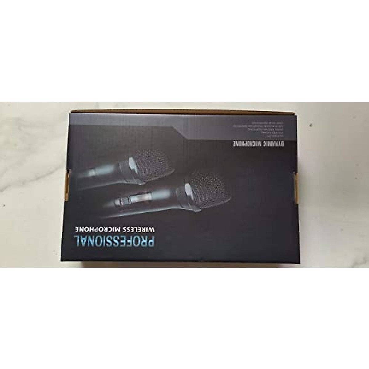 FerBuee Wireless Microphone Dual Professional Cordless Dynamic Mic Handheld Microphone System for Amplifier, PA System, Karaoke, Meeting, Party, Church, DJ, Wedding, 100ft