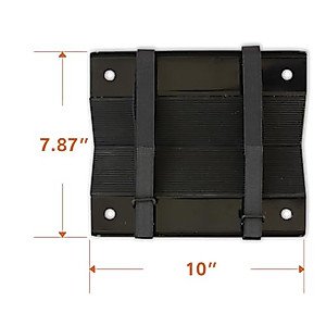 MaxxHaul 50859 Snowmobile Moving Dolly Set, 1500lbs Load Capacity V-Slide Anti-Slip Rubber Pads Straps Firmly Attaching on Skis