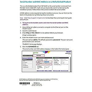 NETGEAR Renewed C3700-100NAR C3700-NAR DOCSIS 3.0 WiFi Cable Modem Router with N600 8x4 Download speeds. Certified for Xfinity from Comcast, Spectrum, Cox, Cablevision & More