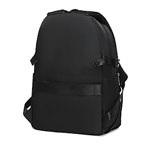 Teecho Stylish Laptop Backpack For Men and Women Roomy Rucksack for Travel Black