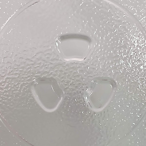 First Choice Brands 12.4" Glass Microwave Turntable Replacement Plate For GE, Samsung, Hotpoint And More - 315mm