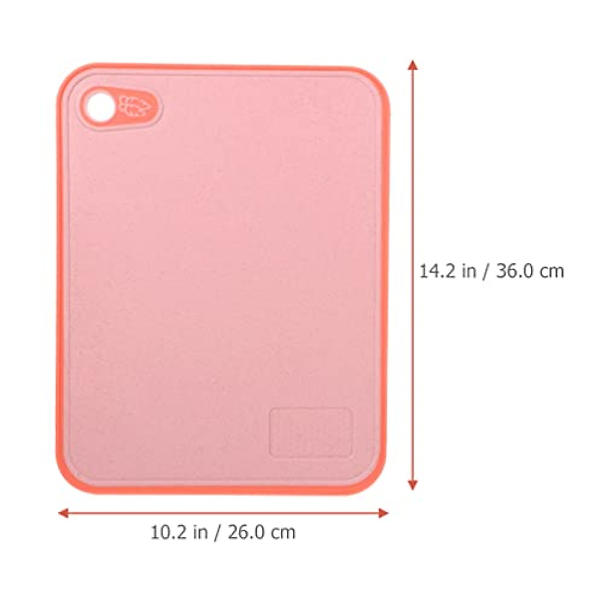 Hemoton Wheat Straw Cutting Board Fruit Vegetable Chopping Cutting Board with Double-sided