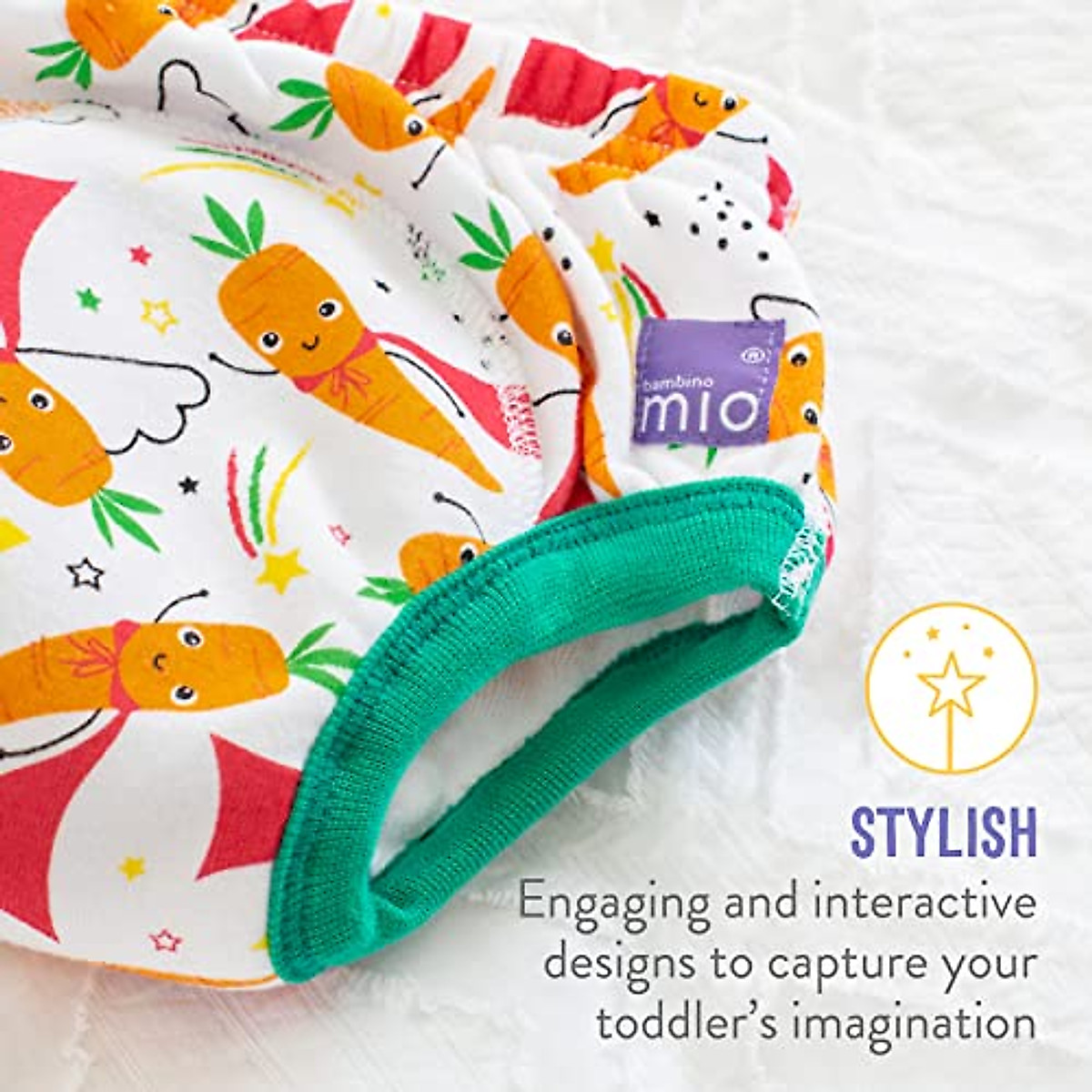 Bambino Mio, Potty Training Underwear for Girls and Boys, Dino, 3+ Years