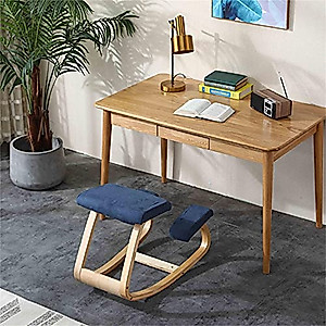Orthopedic Kneeling Stool, Ergonomic Rocking Kneeling Chair for Back Support Upright Posture Stool for Home Office