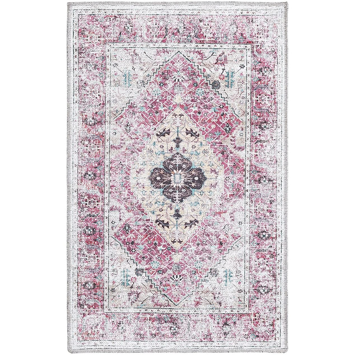 Overstock Traditional Tira Collection Area Rug 2'x3' - Multi