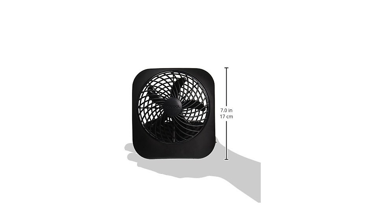 Treva 5-Inch Portable Battery Fan – Compact, Dual-Speed & Travel Ready