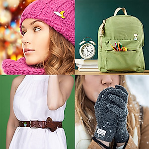 14 Pieces Positive Enamel Pins Set Motivational Enamel Lapel Pin Inspirational Cute Brooch Pin Badges for Women Clothing Bags Hats Decorations