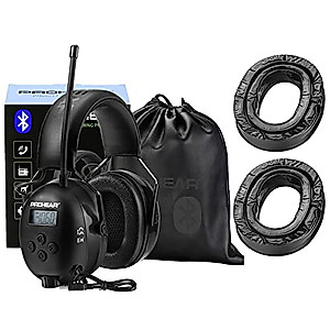 PROHEAR 033 Upgraded Bluetooth Hearing Protection Headphones - Black GEP01 Gel Ear Pads (Upgraded) for 3M PELTOR Headsets