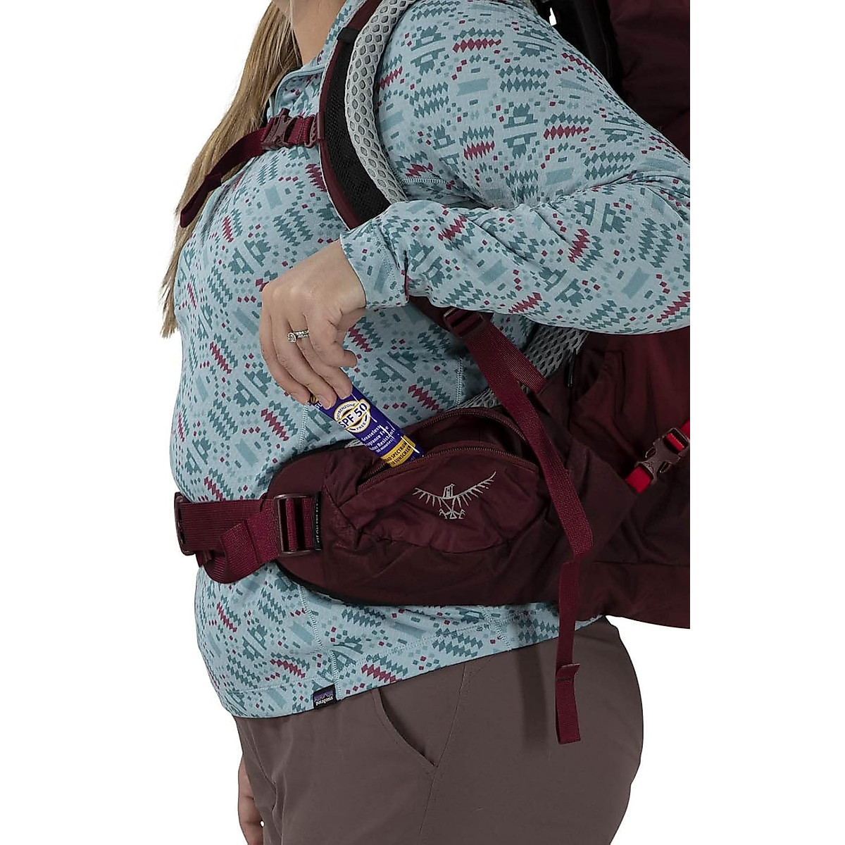 Osprey Aura AG LT 65L Women's Backpacking Backpack, Antidote Purple, WM/L