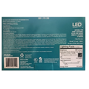 LED TECHNOLOGY EcoSmart 60-Watt Equivalent A19 Dimmable Energy Star LED Light Bulb Bright White (4-Pack)